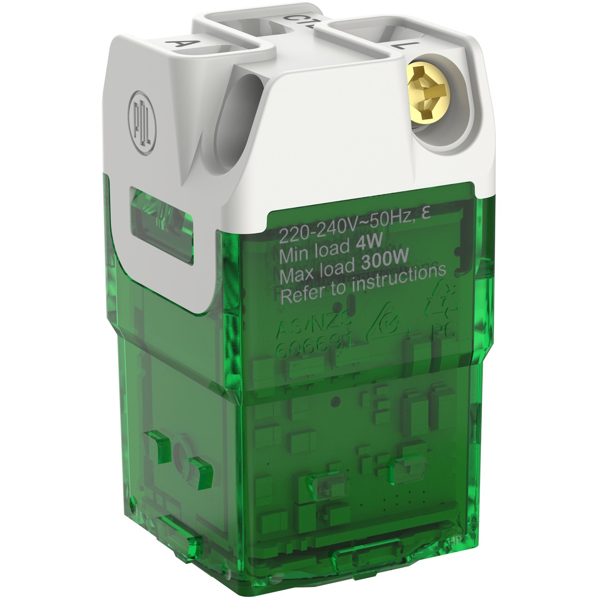 PDL354PBDMUN-VW - PDL 300 Series Module Dimmer Pushbutton 300W