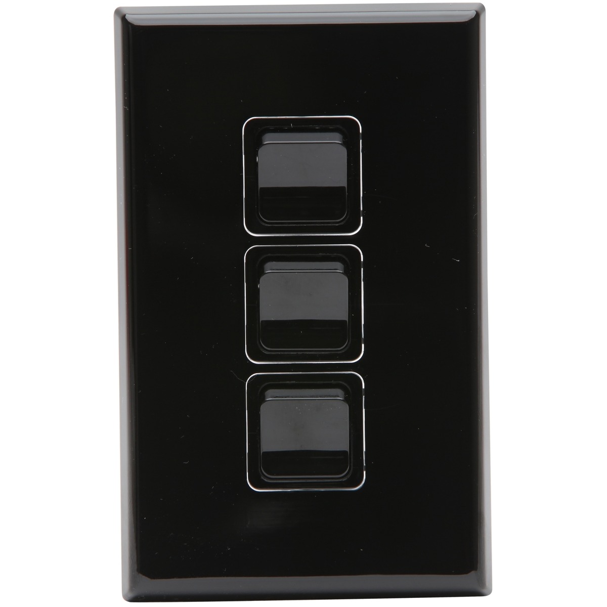 PDL Switch 600 Series - Assembled - Vertical - 3-gang - 250 V - 16 AX ...