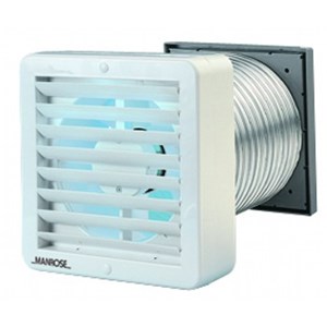 Manrose FAN0136 Classic XP150A Thru Wall Extraction Fan Auto Shutter ...