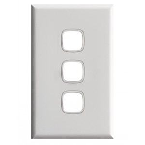 HPM Excel 3Gang Grid & Plate - White HPMXLP770/3GP | Electrical Direct ...