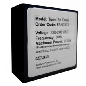 Manrose Fixed Delay Fan Timer 7minutes MANFAN0372 | Electrical Direct ...