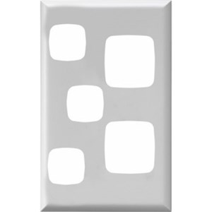 HPM Excel Double Vertical Socket with Extra Switch Cover Plate - Choose ...