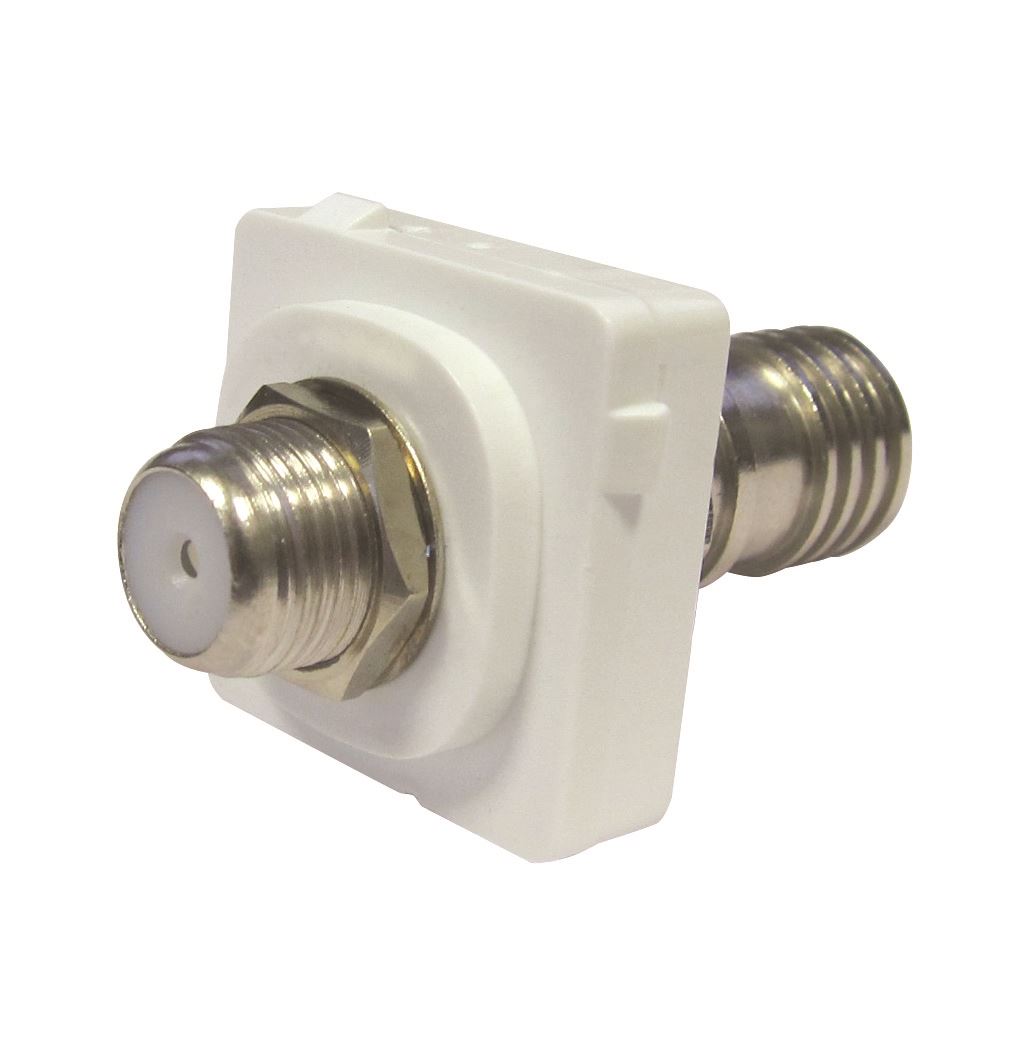 F-F Type TV Module - White TSETVF | Electrical Direct Ltd | New Zealand